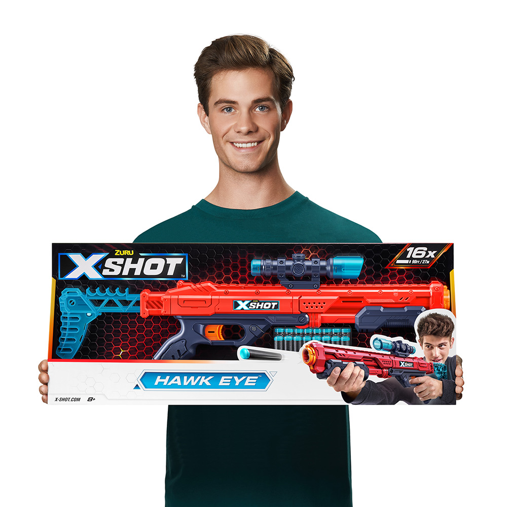 X-Shot Excel Hawk Eye, m 16 pilar - lekextra.se