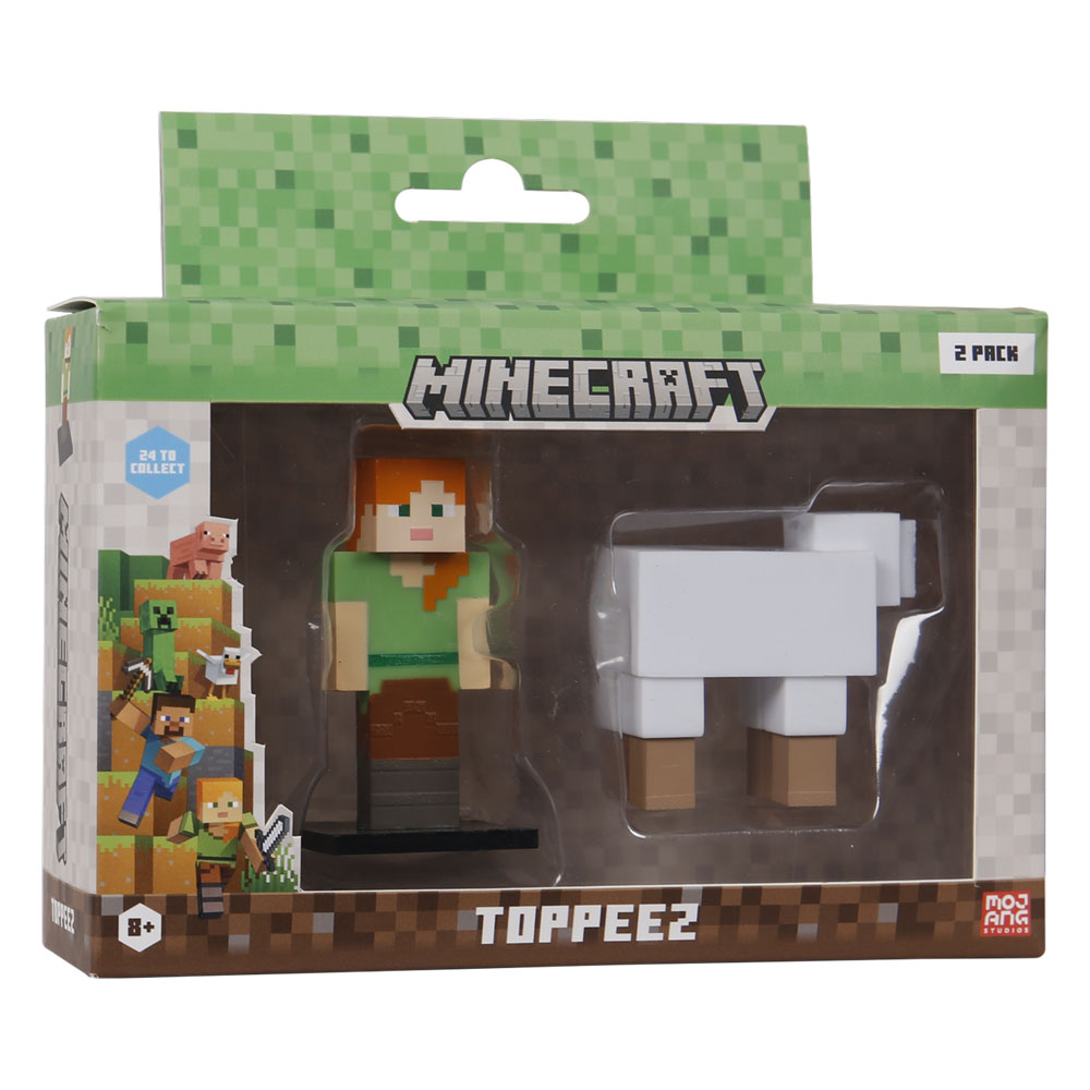 Minecraft 3D Toppeez 2-pack - lekextra.se