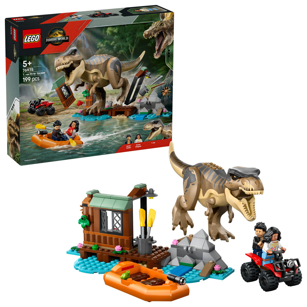 LEGO 76975 Flodflykt med T. rex - lekextra.se